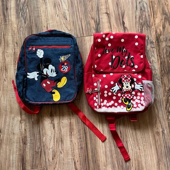 Disney | Accessories | Mickey And Minnie Mouse Backpacks | Poshmark